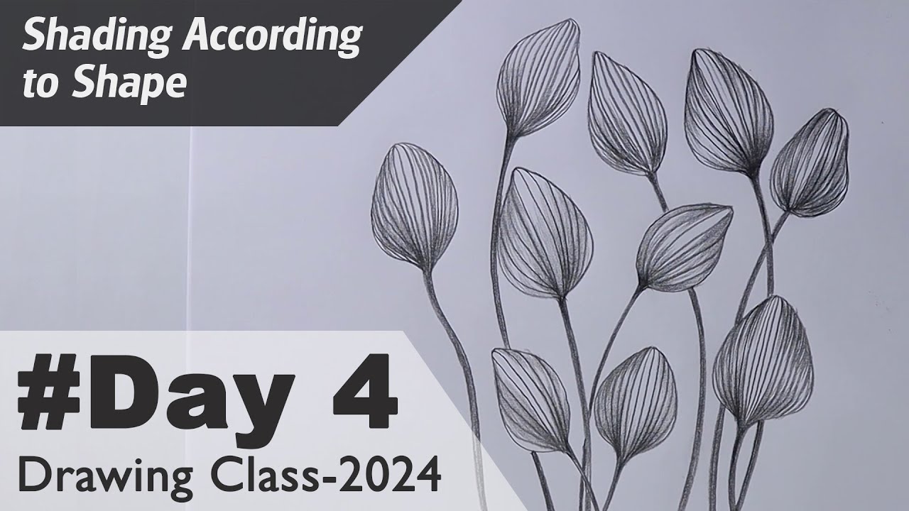 Drawing Class - 2024 | Day 4 | Drawing Basics for Beginners | Drawing ...