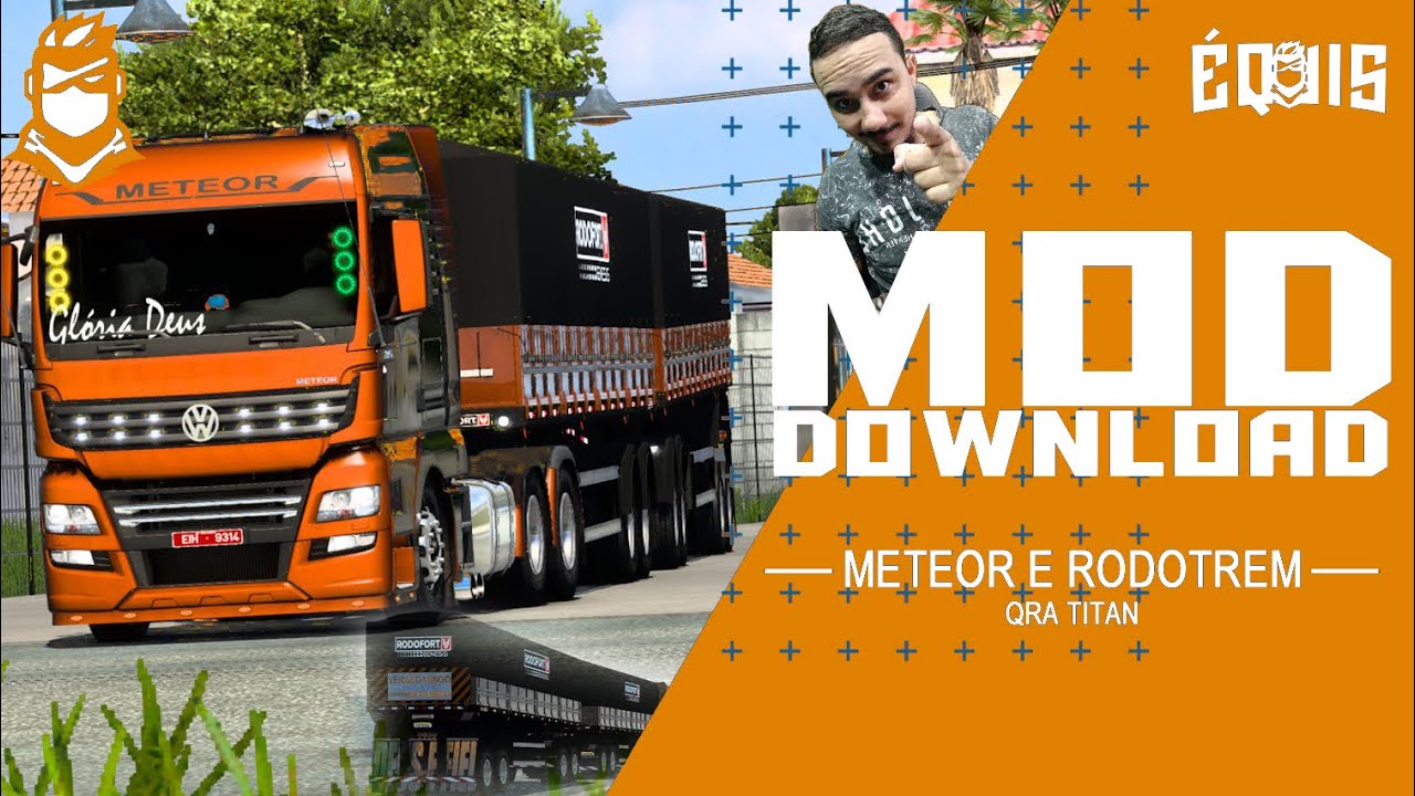 Mod Download | Conjunto Meteor e Rodotrem @QRATitan | Ets2 1.45 | Link ...