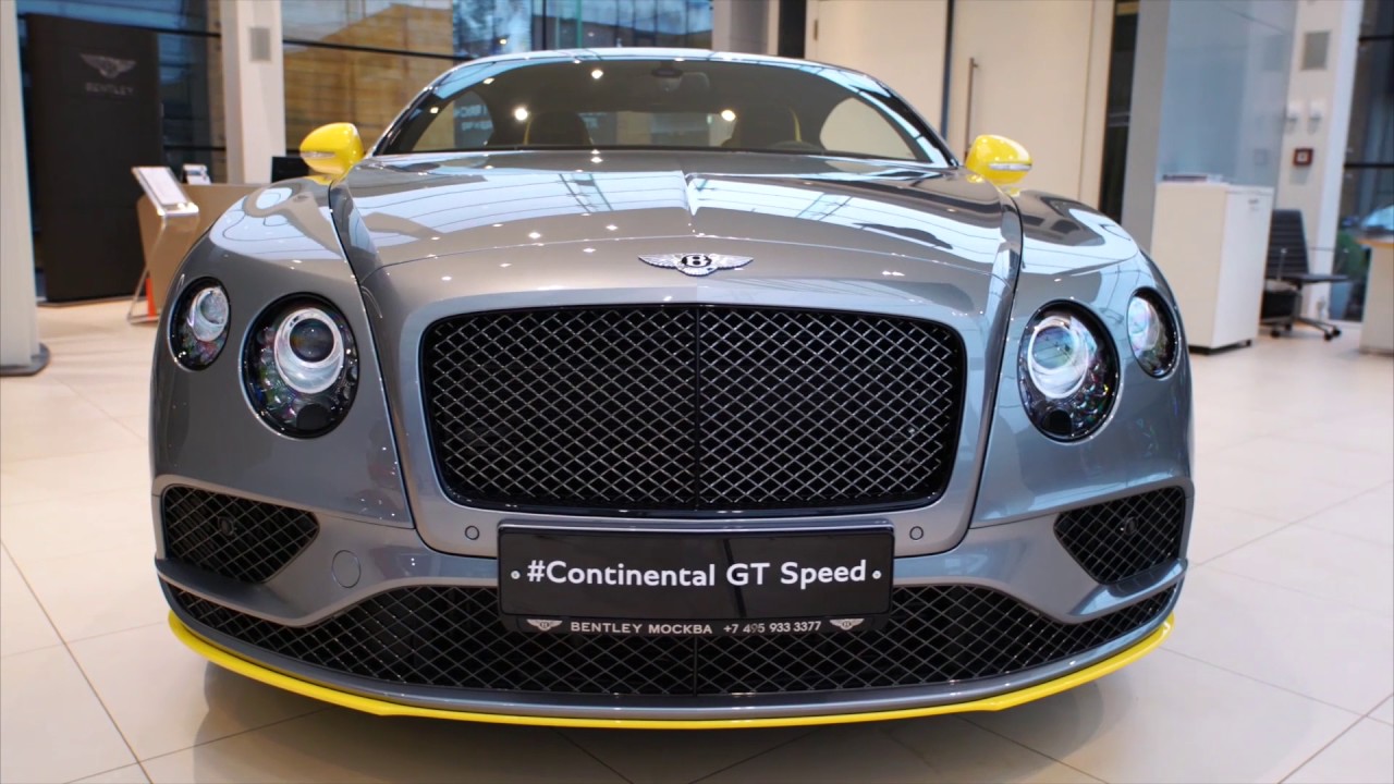 Bentley Continental Speed Black Edition (grey+yellow) - YouTube