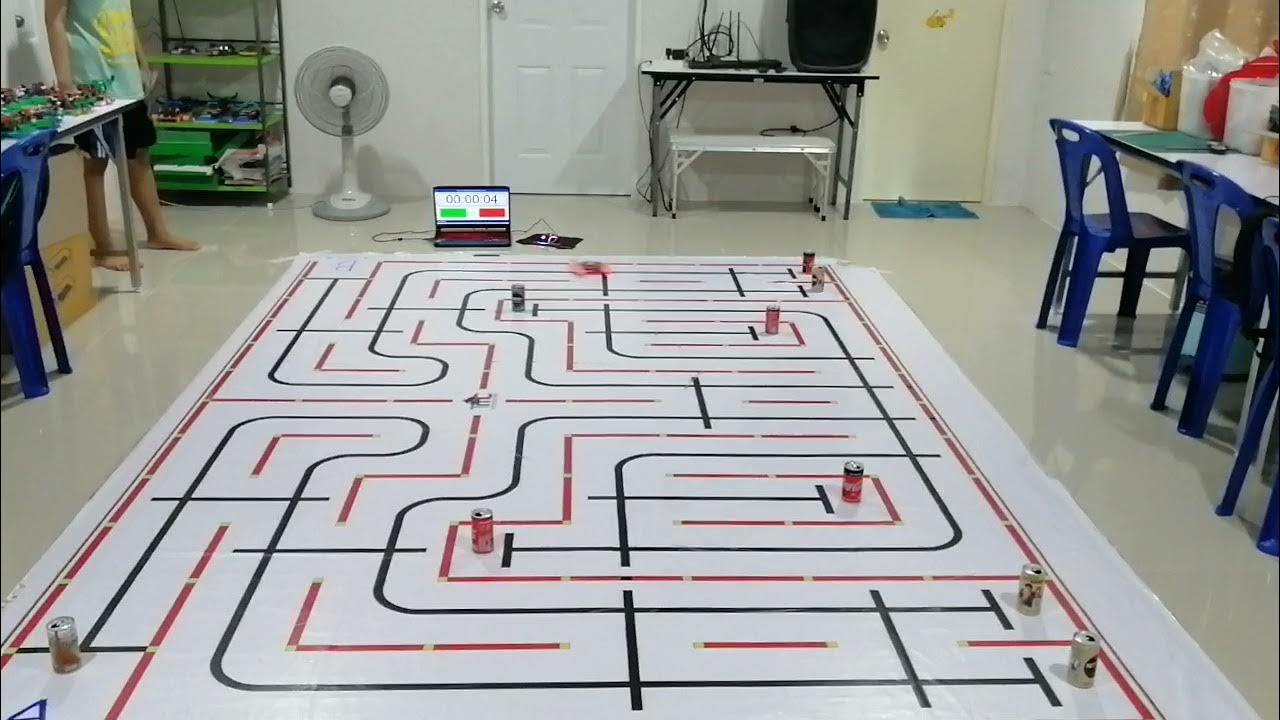 การแข่งขันหุ่นยนต์ Ubon TP Line Tracing Robot 2021 Online น้องเทนนิส ม.2 รร.อัสสัมชัญอุบลv2 ...
