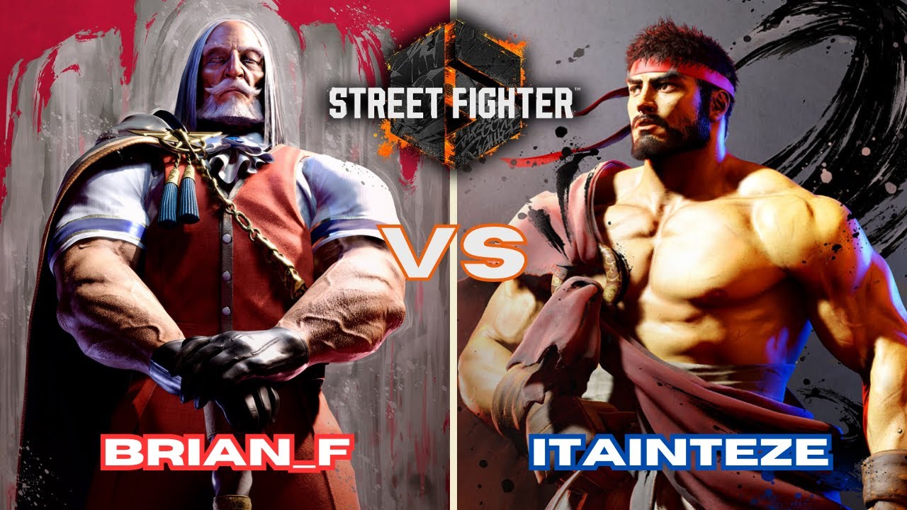 Brian_F (JP) vs ItAintEze (Ryu) Ranked Match Set (Street Fighter 6) - YouTube