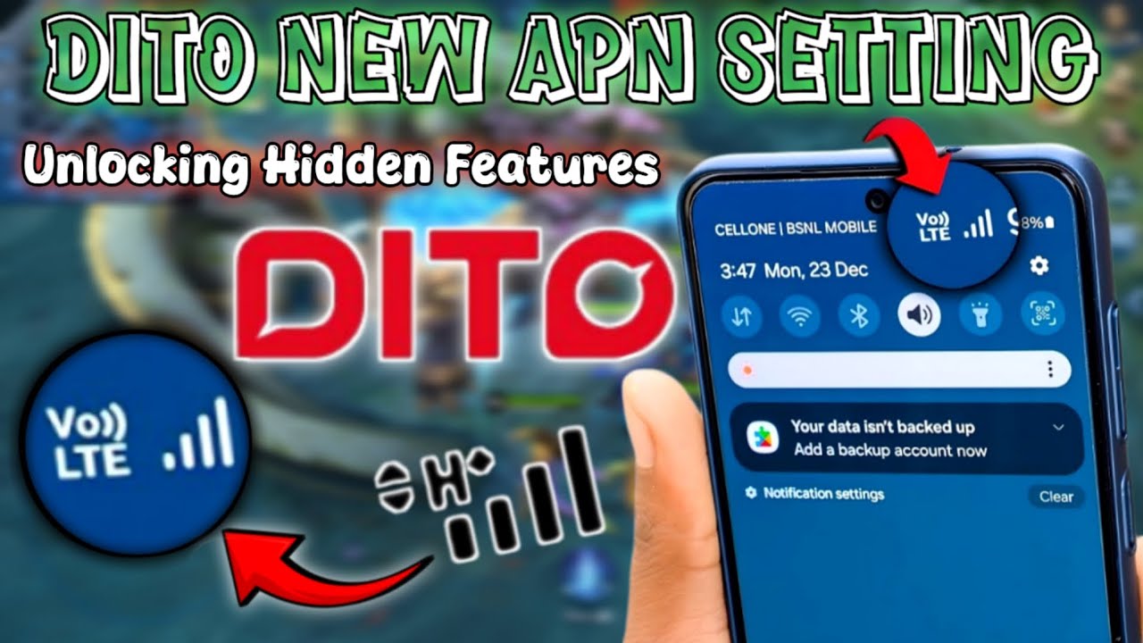 Dito 6G APN Settings Unlocking Hidden Features - YouTube