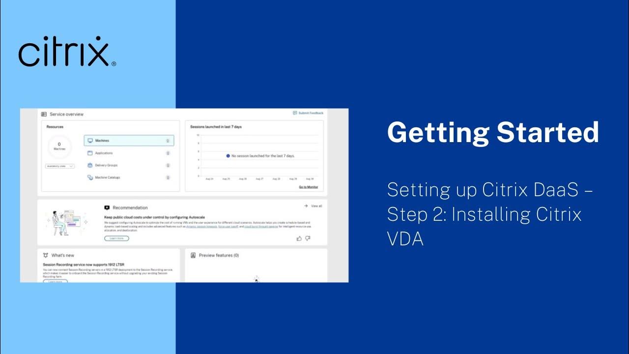 Setting up Citrix DaaS – Step 2: Installing Citrix VDA - YouTube