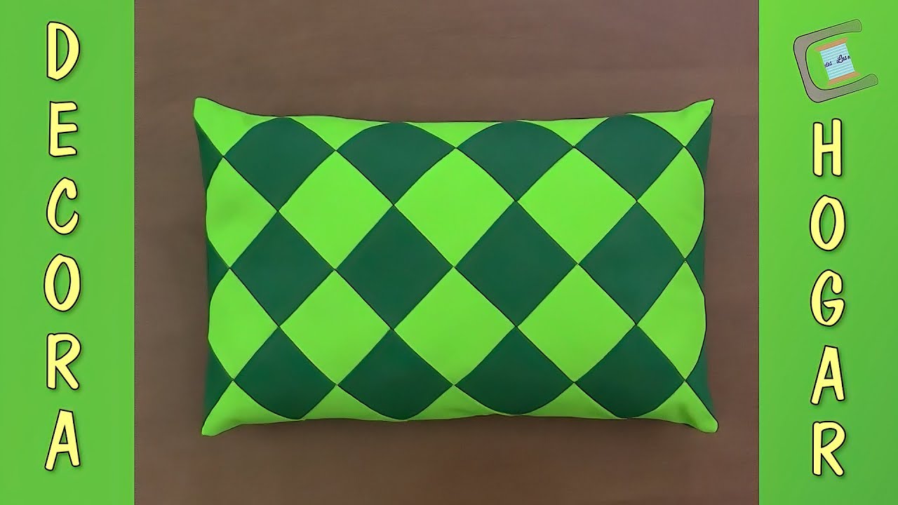 🔶🔷Cojín Rombos🔶🔷Capitone-Smocking Cushion-Fabric Manipulation - YouTube