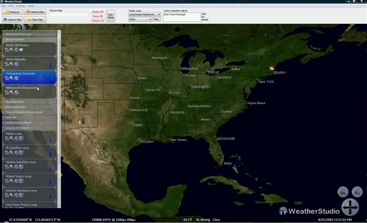 Radar Loops in WeatherStudio - YouTube