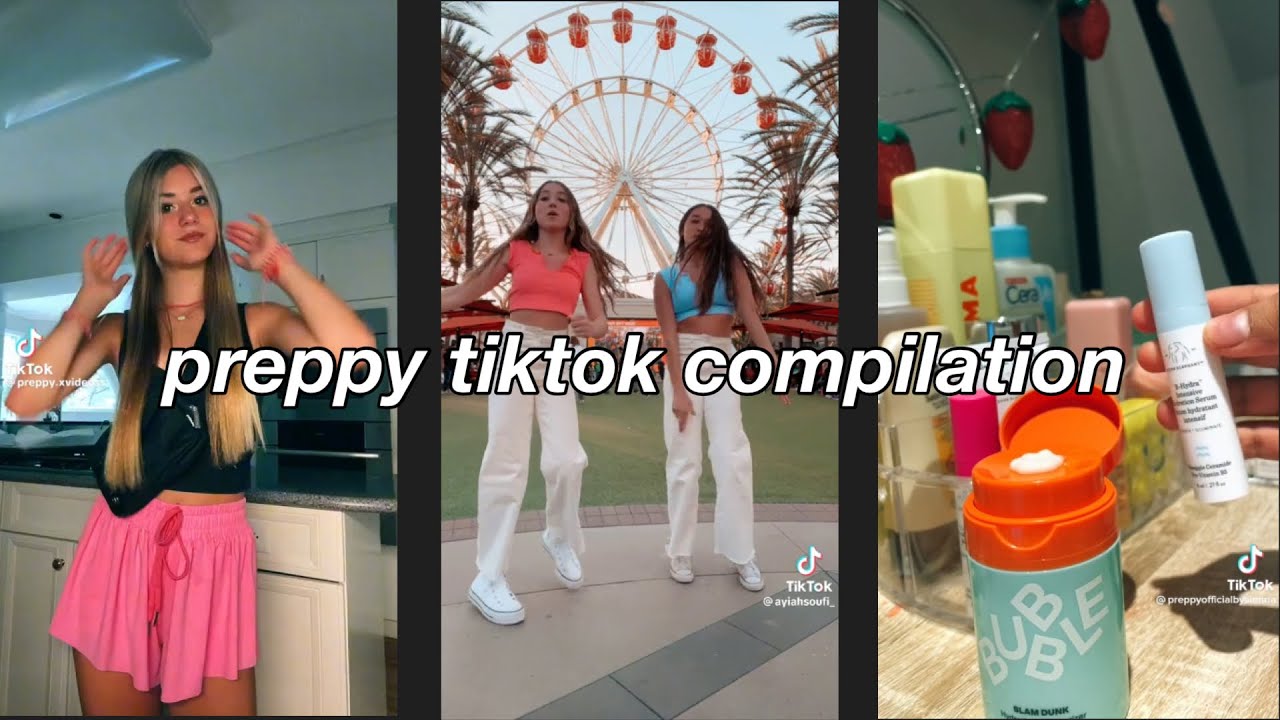 Preppy Tiktok Compilation Plumsxie Youtube