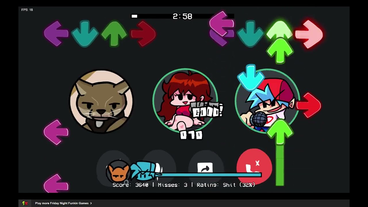 Playing FNF v.s Hecker until I die... (short) - YouTube