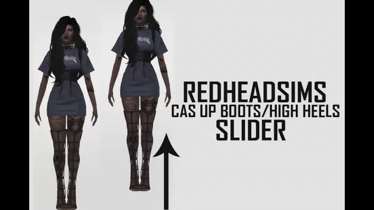 COMO INSTALAR 'CAS UP BOOTS HIGH HEELS SLIDER' NO THE SIMS 04 - YouTube