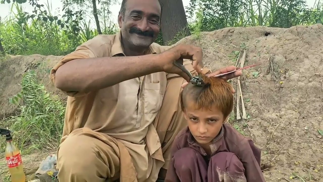 Shiny Brown Hair Transformation Into Clean Head Shave Because of ...