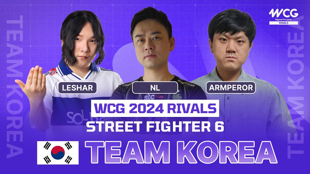 WCG 2024 RIVALS KOR vs U.S.A vs JPN SF6 I KOREA Player Introduction Video #streetfighter6 #sf6 ...