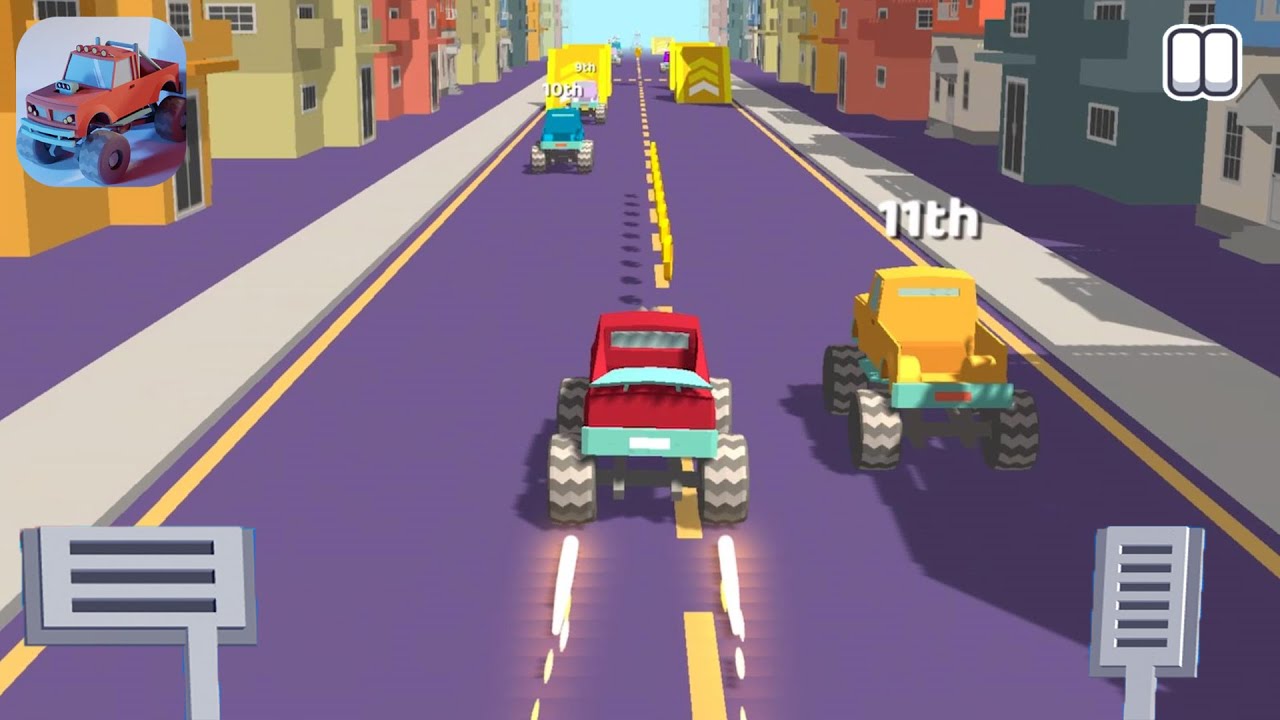 Monster Truck Rumble: High-Speed Racing and Airborne Boosts - Android ...