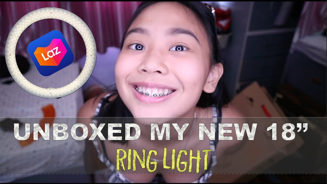 UNBOXING 18" RING LIGHT from LAZADA | Yla Dizon - YouTube