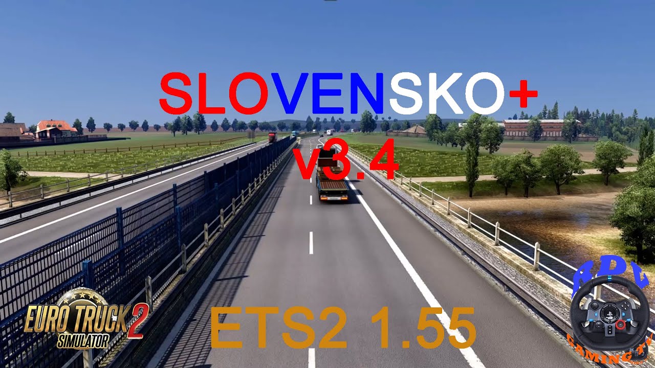 ETS2 1.55 | Slovensko+ v3.4 | ETS2/ATS Lighting Improvements v2.0.14 ...