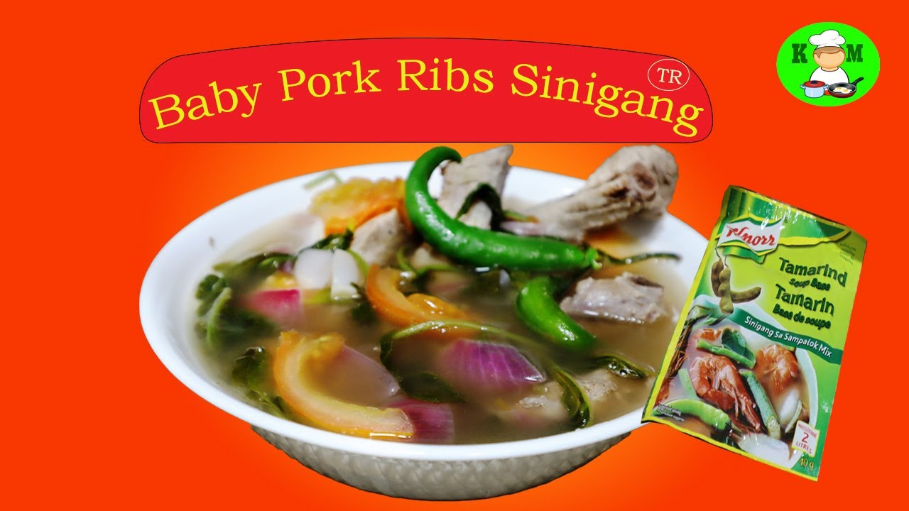 BABY PORK RIBS SINIGANG | Just a simple Sinigang yet so satisfyingly ...
