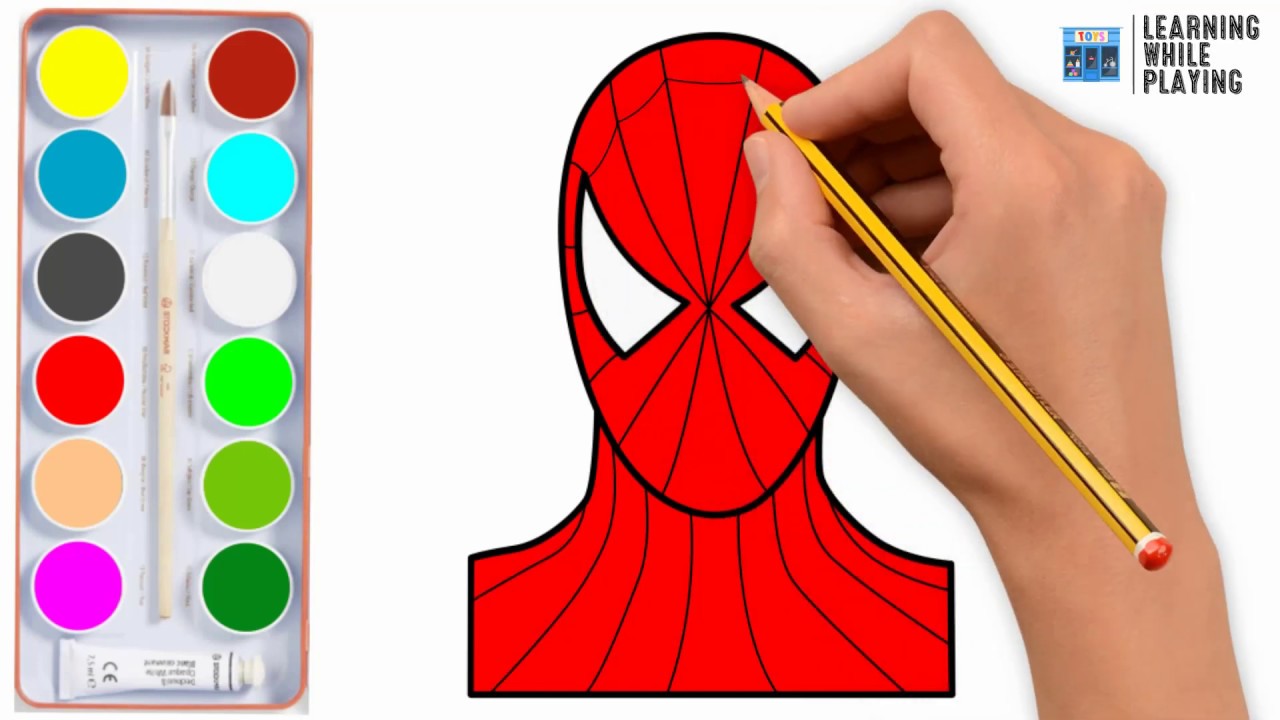 Marvel Avengers Drawing | Peter Parker | How To Draw Spiderman