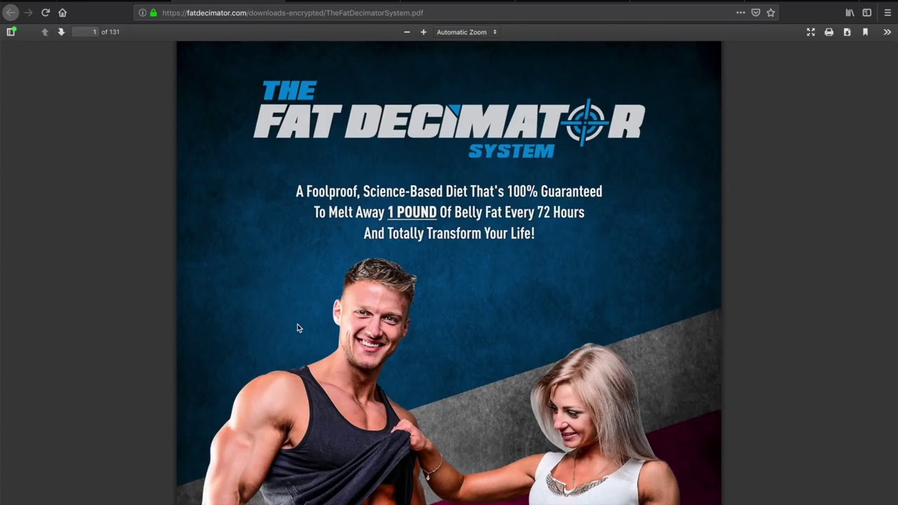 FAT DECIMATOR SYSTEM DIET REVIEW - YouTube