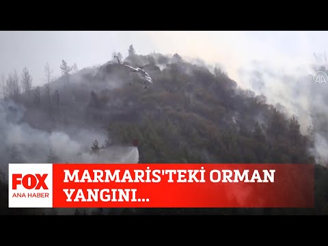 Marmaris'teki orman yangını... 28 Haziran 2021 FOX Ana Haber