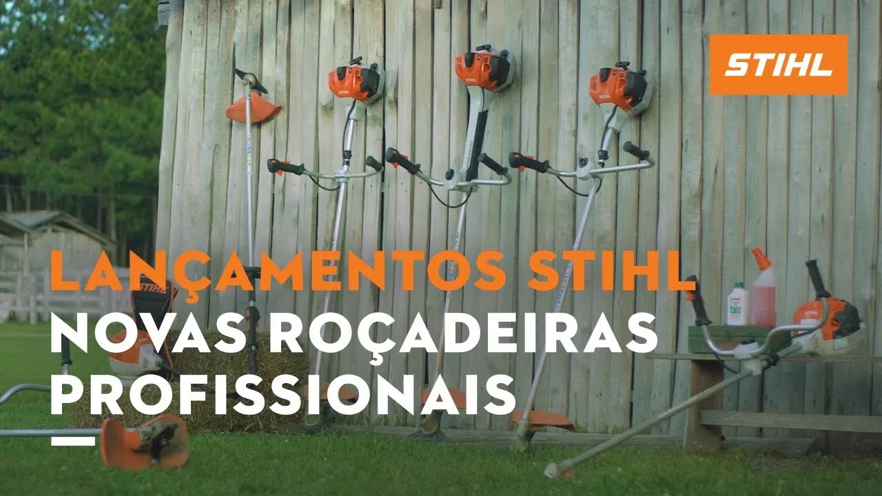 Novas roçadeiras profissionais STIHL: FS 161, FS 221, FS 291, FS 351 ...