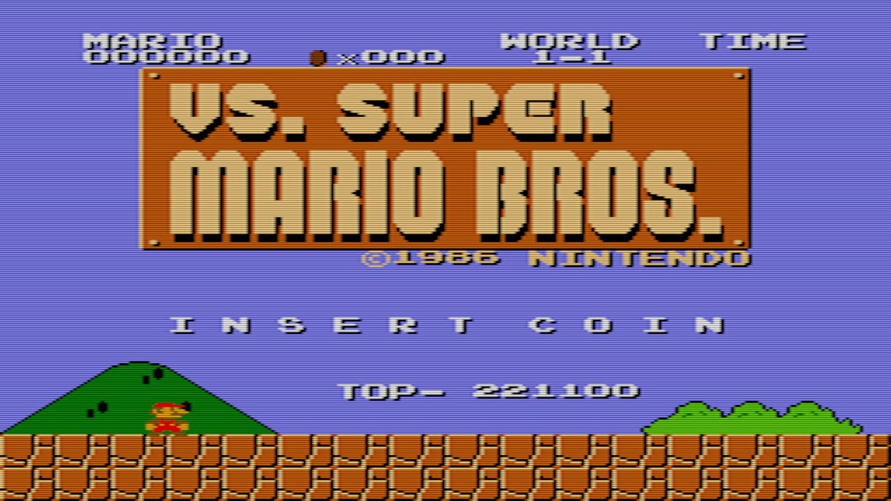 VS. Super Mario Bros - 1986 - Nintendo - Arcade Game - YouTube
