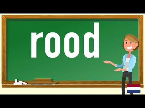 How to pronounce rood in Dutch - YouTube