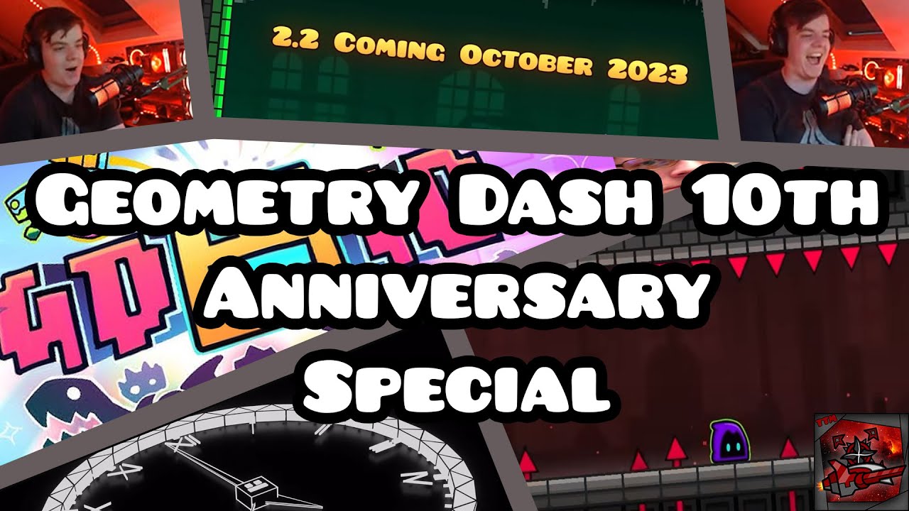 Reacting to the Geometry Dash 10 Year Video - YouTube