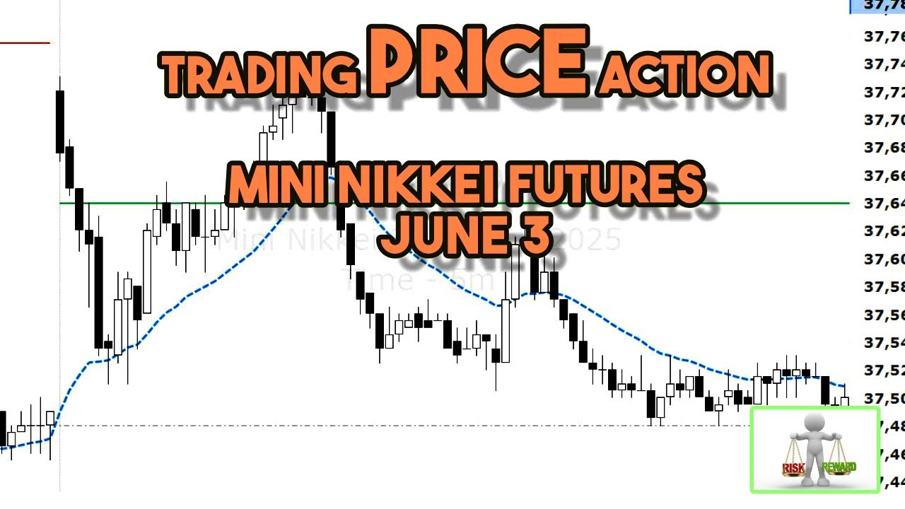 Day Trading Mini Nikkei futures (Japan) - 3 June 2025 - YouTube