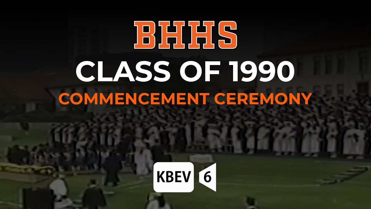 KBEV Flashback | Beverly Hills High School Class of 1990 Commencement ...