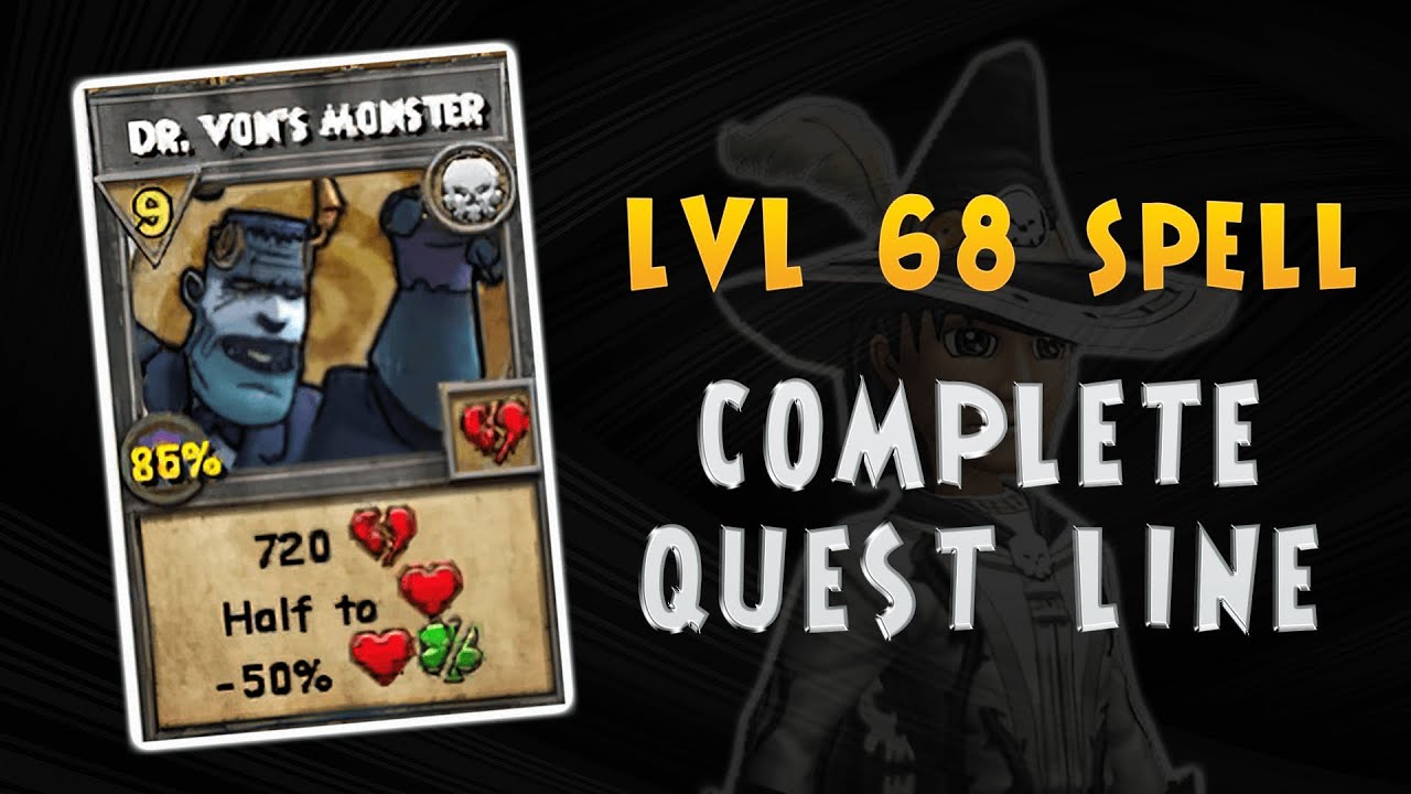Dr. Von's Monster Quest COMPLETE (Wizard101) - YouTube