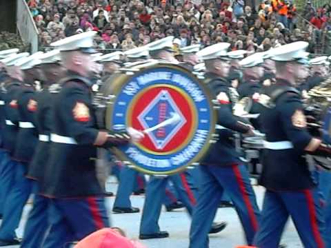 Rose Parade 2011- U.S. Marine Corps Mounted Color Guard Band - YouTube