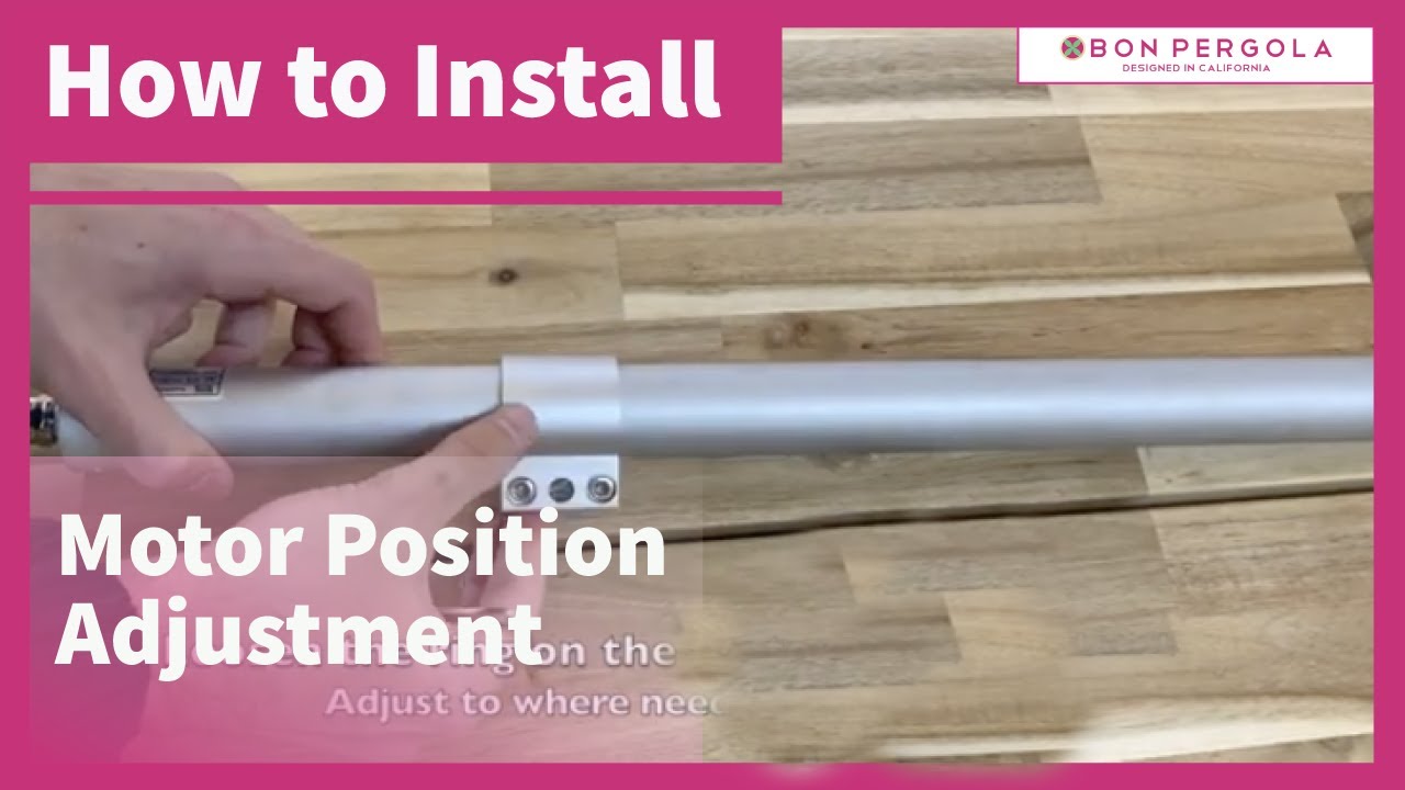 Motor Position Adjustment Tutorial - YouTube