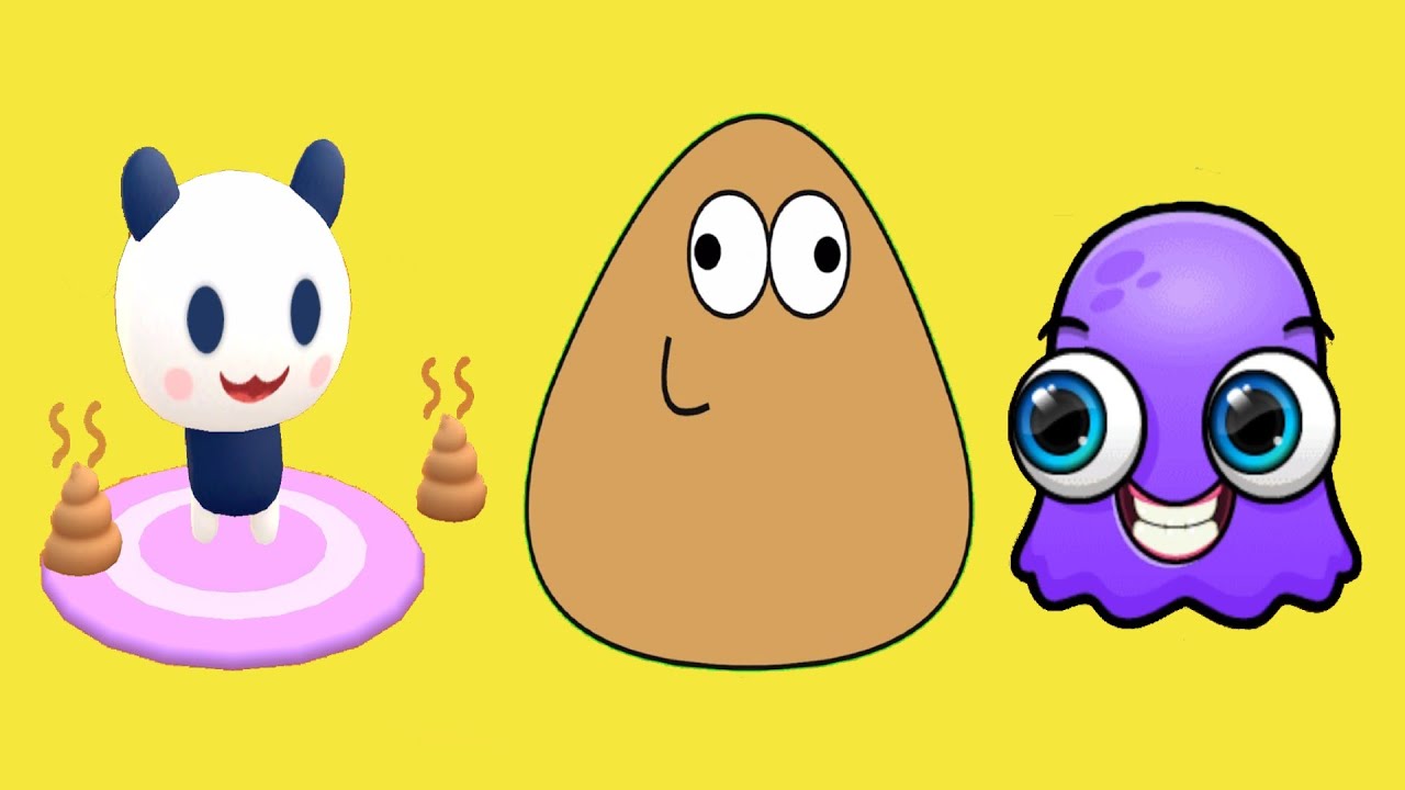 Pou y sus amigos. POU vs MOY 7 vs TAMAGOTCHI forever. - YouTube