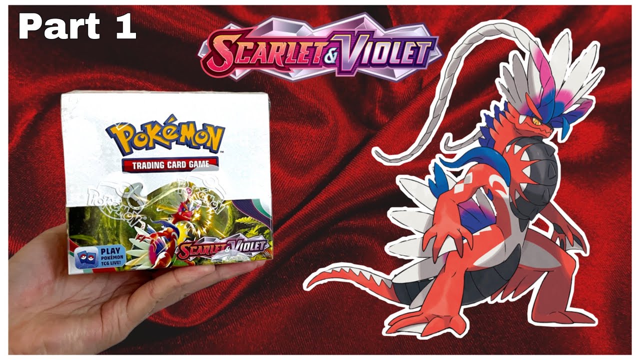 Opening a Pokémon Scarlet & Violet Booster Box! (Part 1) - YouTube