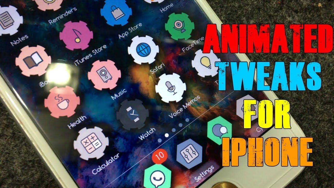 TOP Animated Jailbreak Tweaks To Your Iphone Ios 9/10 | - YouTube