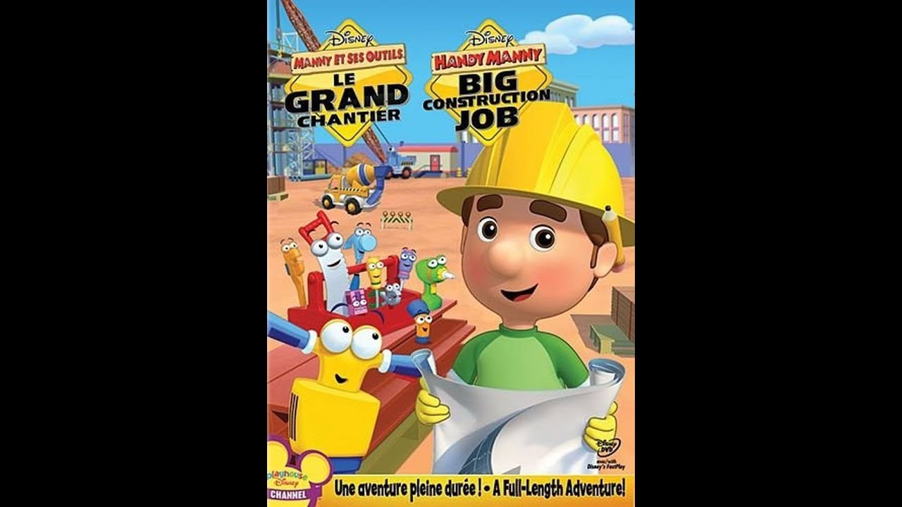 Handy Manny Big Construction Job 2006 DVD Opening - YouTube