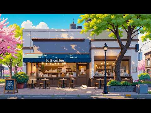 Peaceful Coffee Shop Morning ☕ Soft Lofi Beats for Relax, Focus & Study 🌿Healing Music for Calm Days
