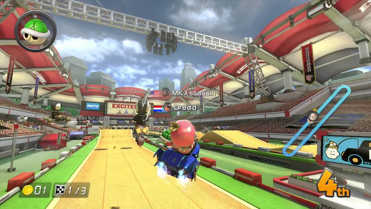 Mario Kart 8 (MK8) Online Worldwide - Baby BOOGNISH beasted - YouTube