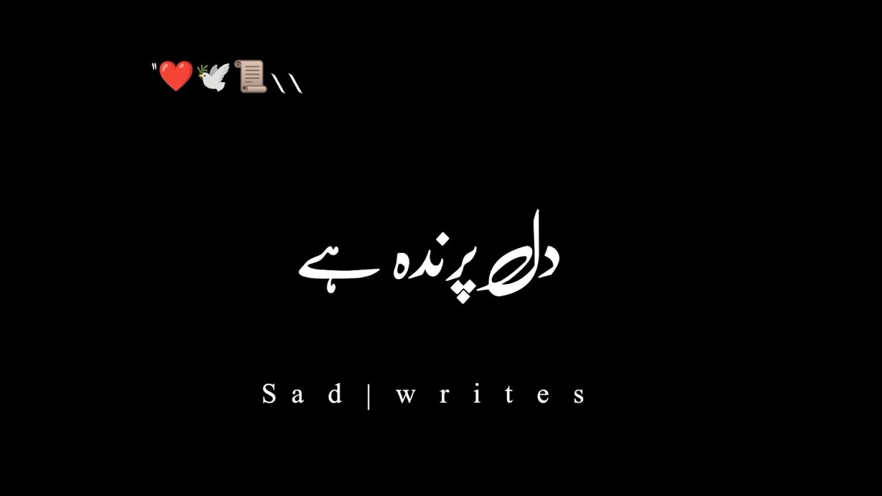 How To Make | دل پرندہ ہے | This poetry beautiful Tranding vidoe Sad ...