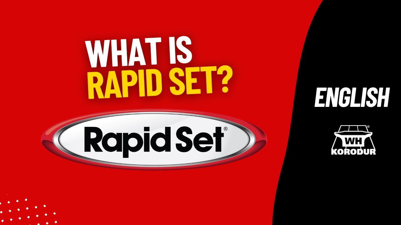Rapid Set - Easy To Use - YouTube