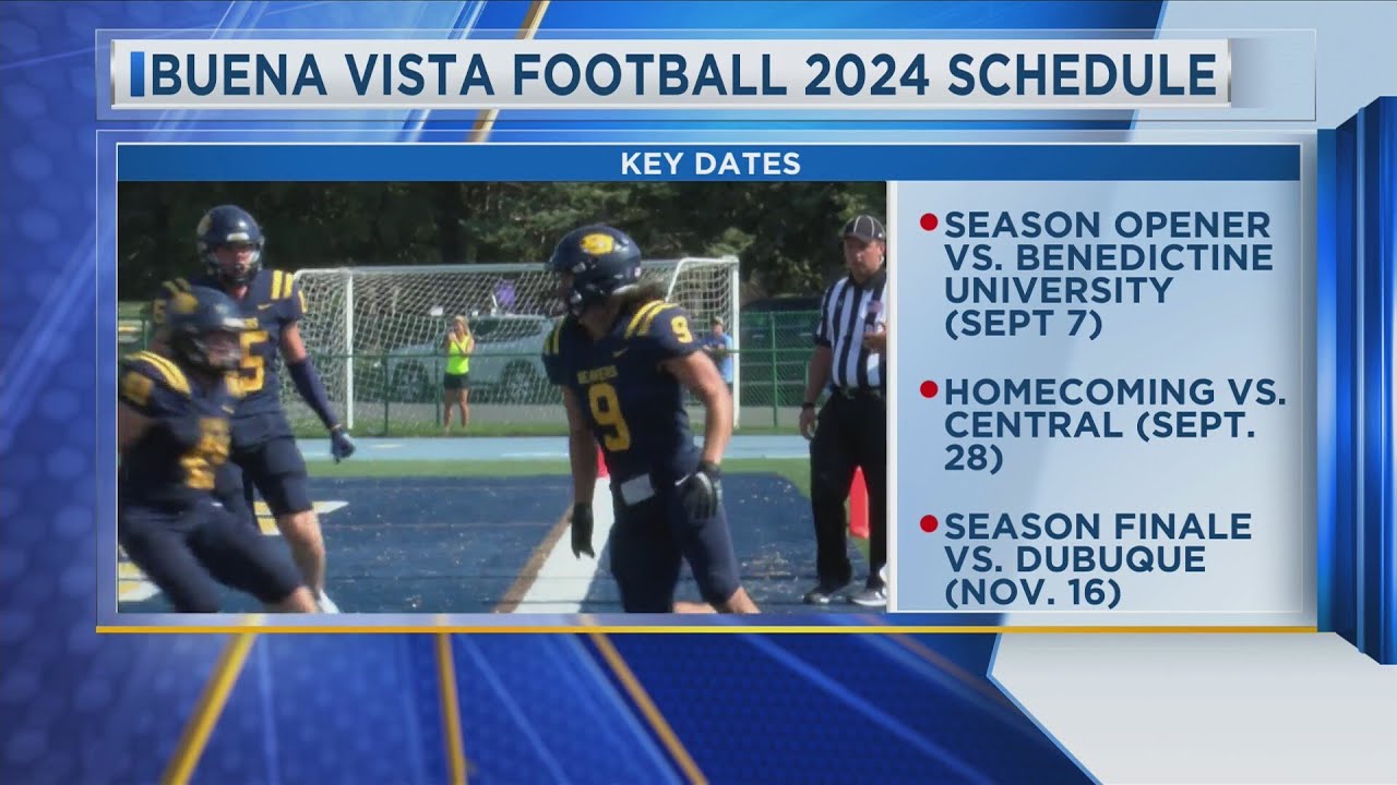 Buena Vista Football 2024 Schedule - YouTube