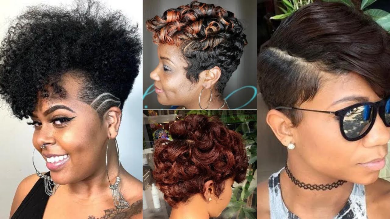 Short Haircuts And Hairstyles For Black Women Wendy Styles Youtube
