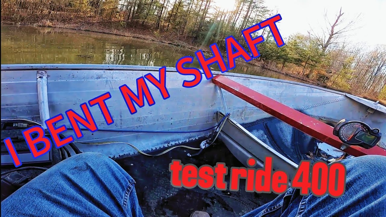 Jet Boat FAIL! Bent the Jack Shaft on My Neighbor’s Pond - YouTube