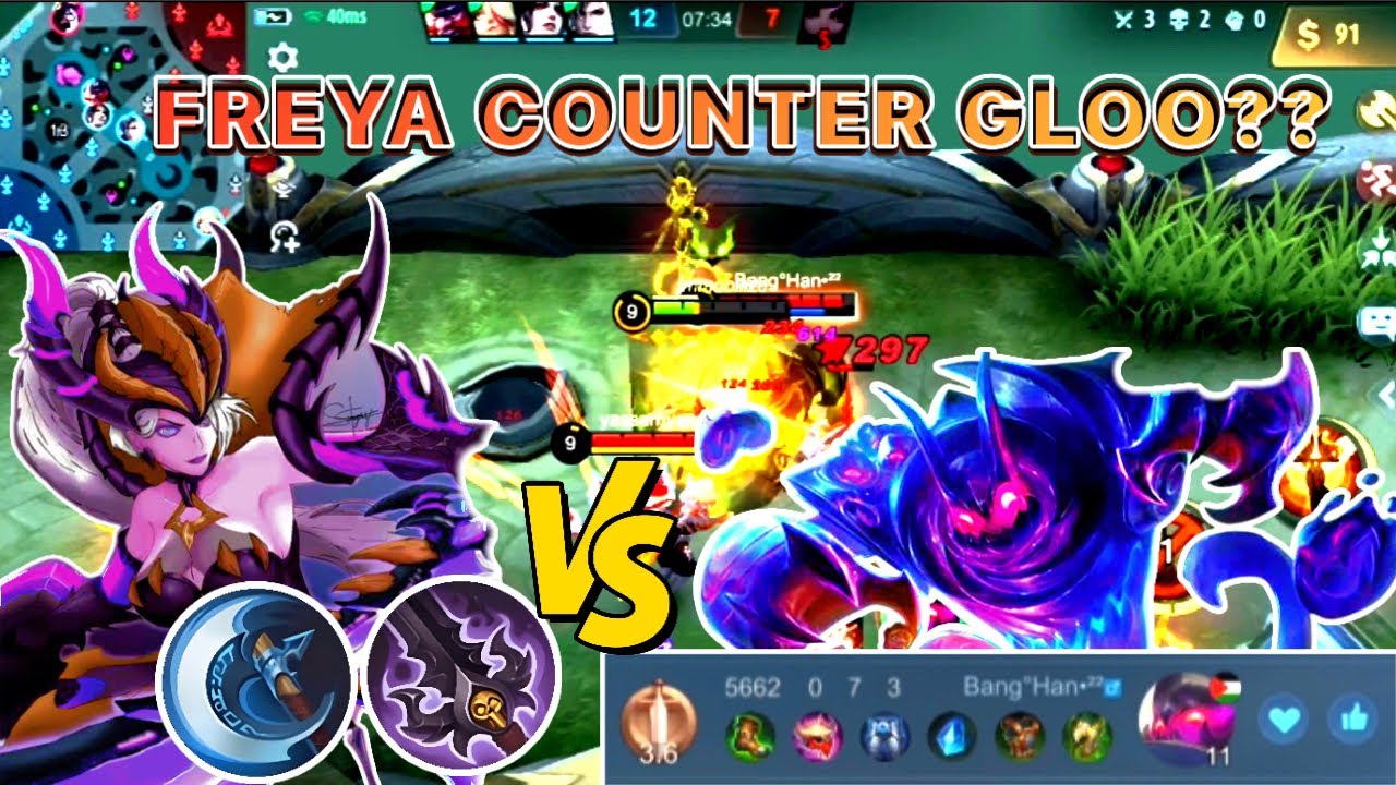 FREYA VS GLOO ?FREYA GAMEPLAY 2023 COUNTER GLOO FREYA SAVAGE - YouTube
