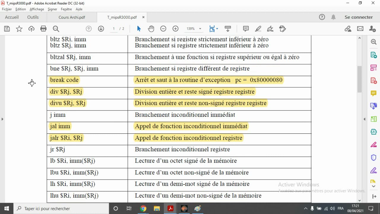 architecture des ordinateurs - Chapitre 3 ( Mips R3000) [Part 3] - YouTube