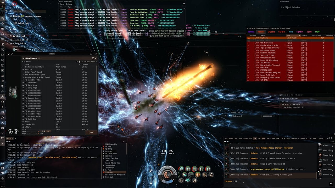 EVE Online - Orca go boom - YouTube