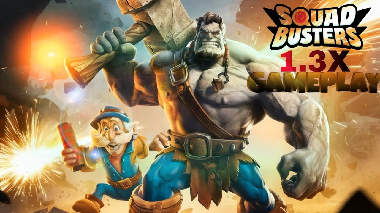 🚀 Squad Busters at 1.3x SPEED! Frank & Dynamike Go FULL MAYHEM! 😱🔥Epic ...