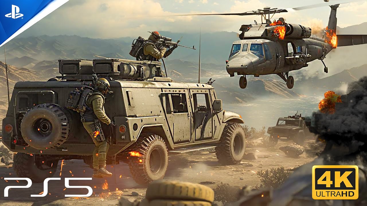 (PS5) HELICOPTER TAKE DOWN| Immersive Realistic ULTRA Graphics Gameplay ...