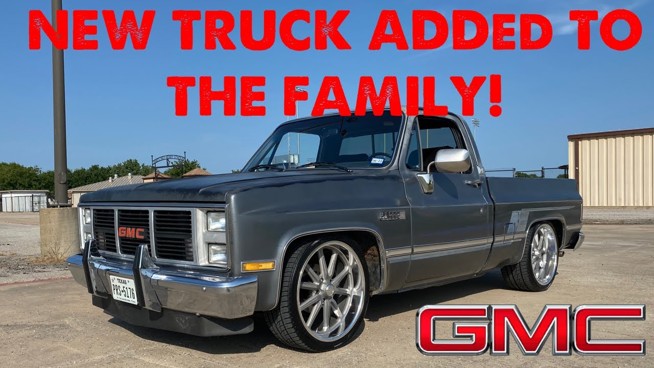 LOWERED 1986 GMC SIERRA C10 - YouTube