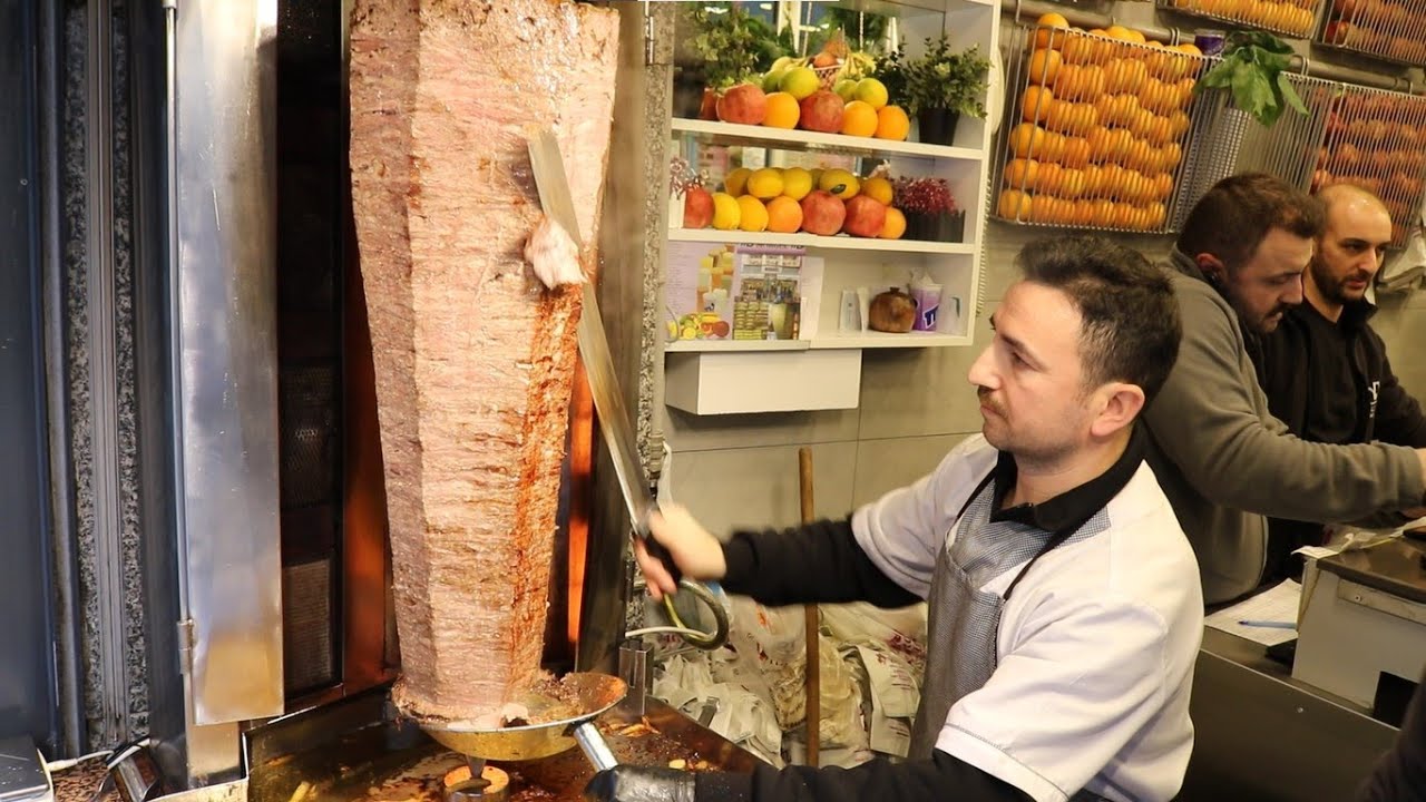 Big Delicious / Meat Doner Kebab Sells 2000 Kebab a Day Turkish Street ...