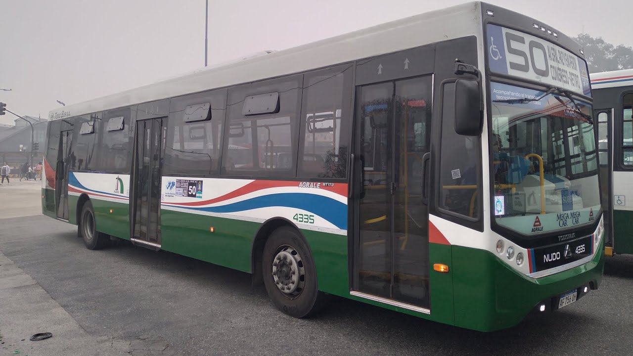 Línea 50 nuevo interno 4335 Todo Bus Retiro MT17 con aire acondicionado ...