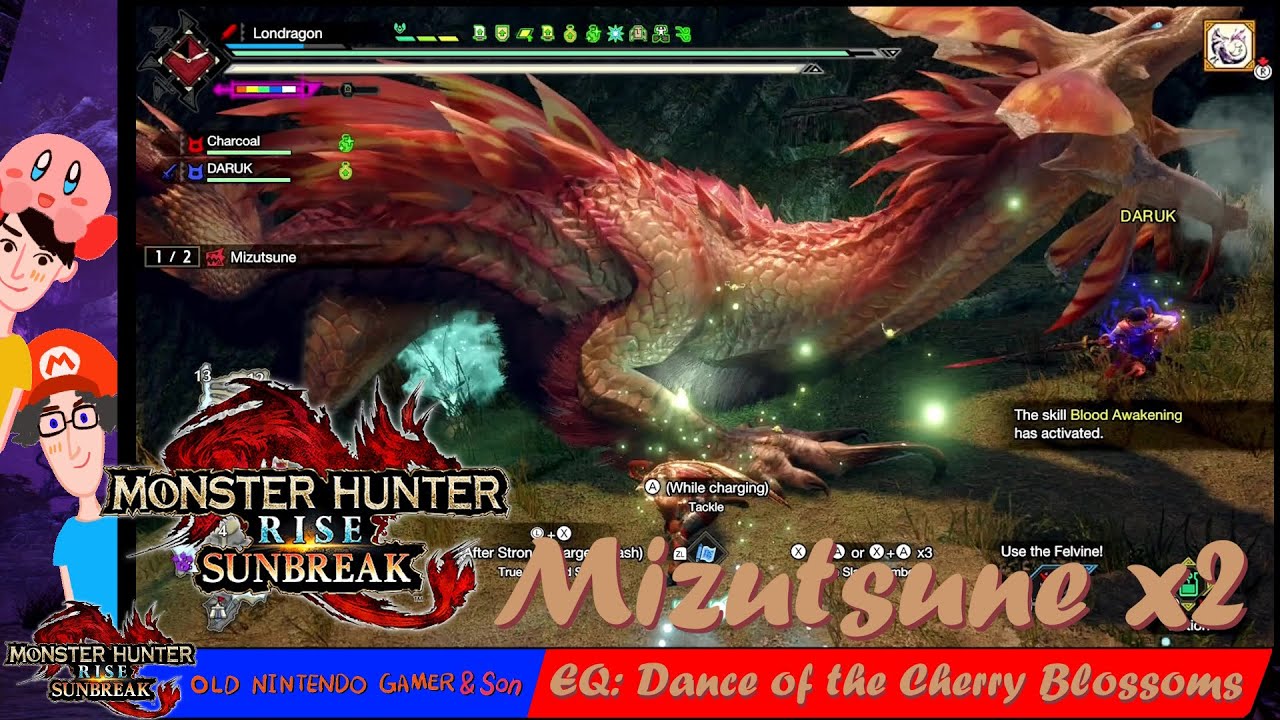 [Together] MHR Sunbreak - EQ: Dance of the Cherry Blossoms - YouTube